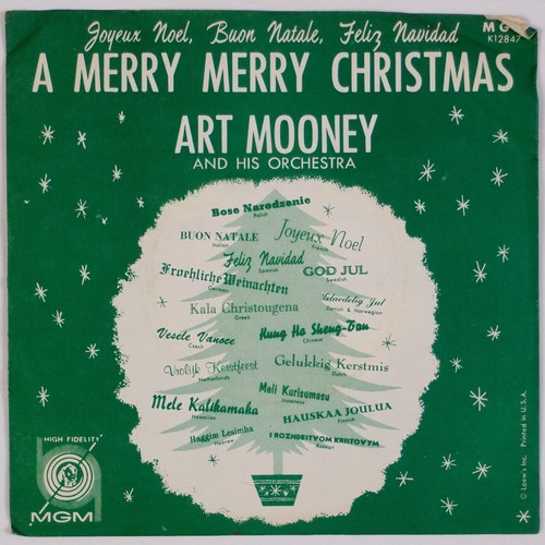 ART MOONEY: A Merry Merry Christmas PROMO Only PS Sleeve MGM 45 NM | eBay