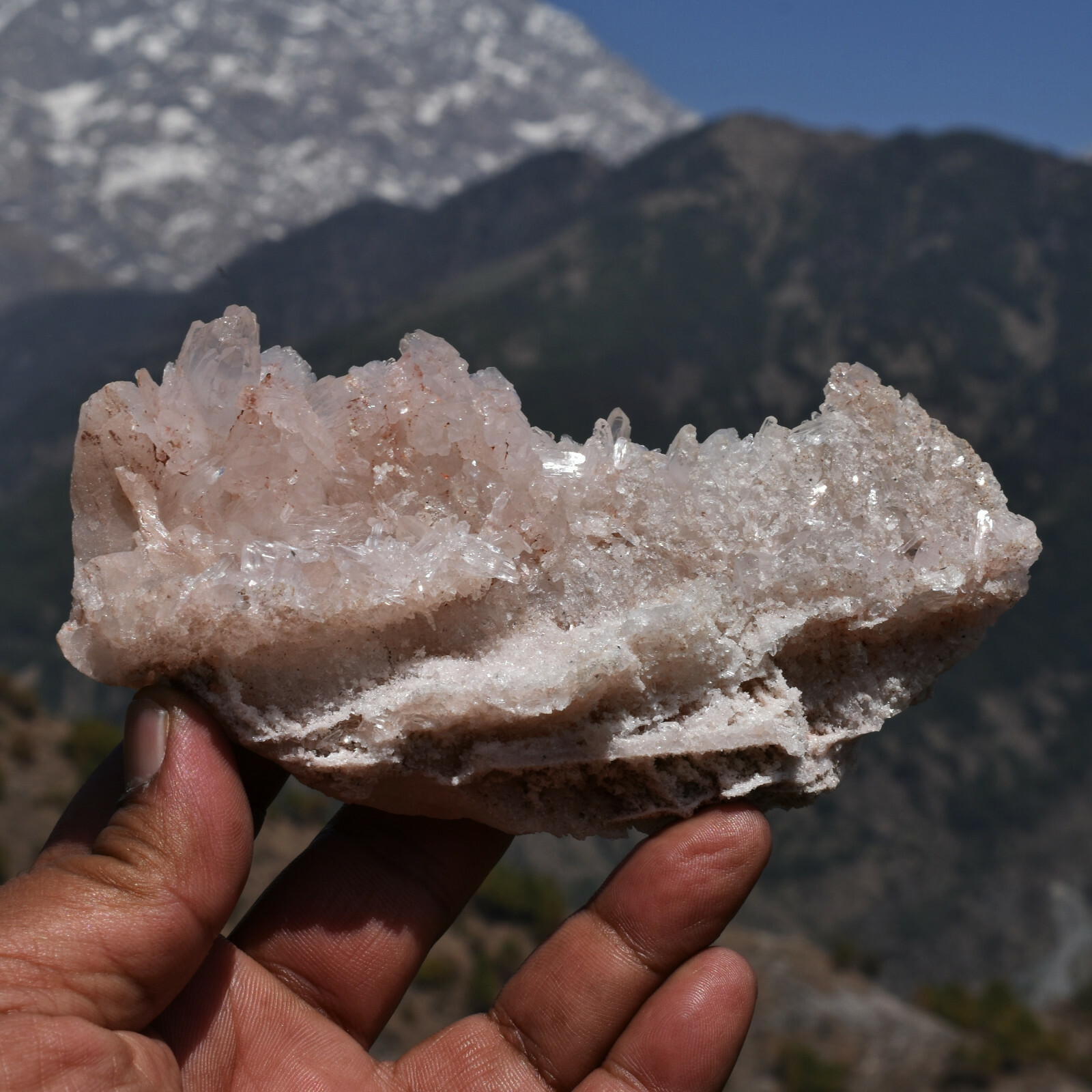 HIMALAYAN Lemurian Seed NIRVANA ICE AGNITITE FADEN QUARTZ crystal ...