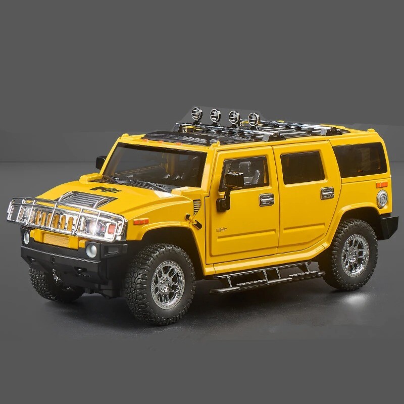 1/18 HUMMER H2 Highway 61 SUV Alloy Model Diecast Metal Off-road ...