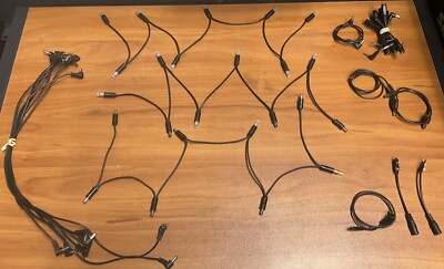 LOT - Assorted Pedal Board Power Cables, Daisy Chain, Converter | eBay
