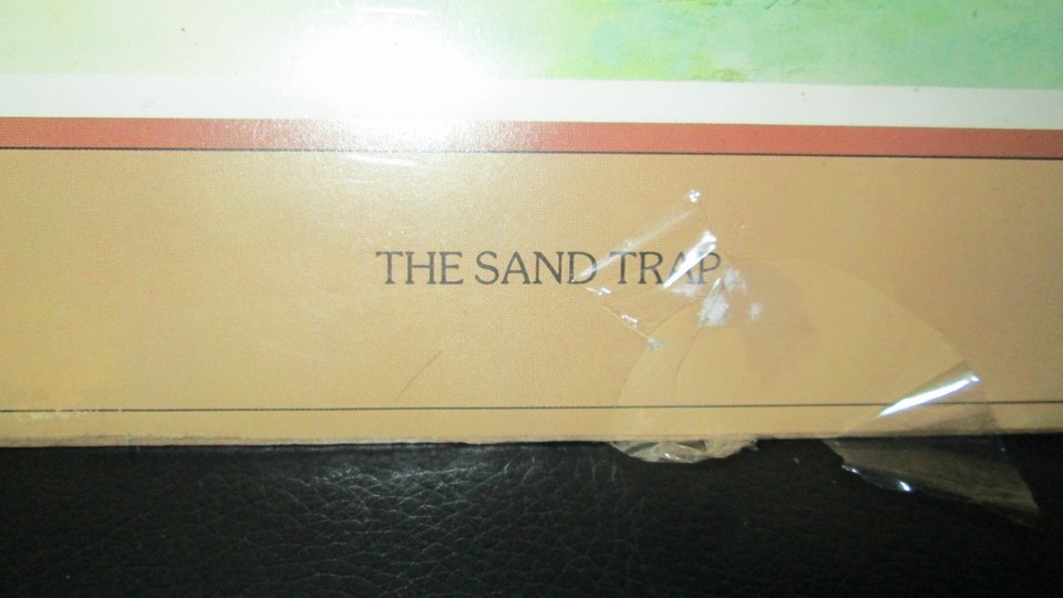 Rare Vintage Gary Patterson Golf Print " Sand Trap " 14" x 11 #11505 ...