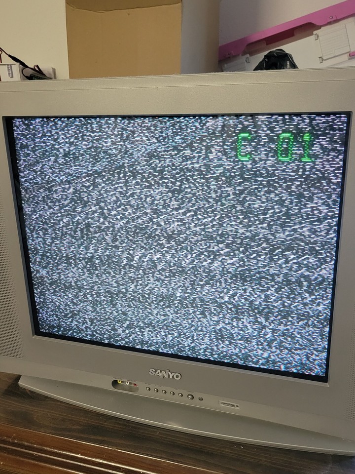 Sanyo 24” CRT TV Retro Gaming Video Game Flat Screen DS24425 W/O Remote ...