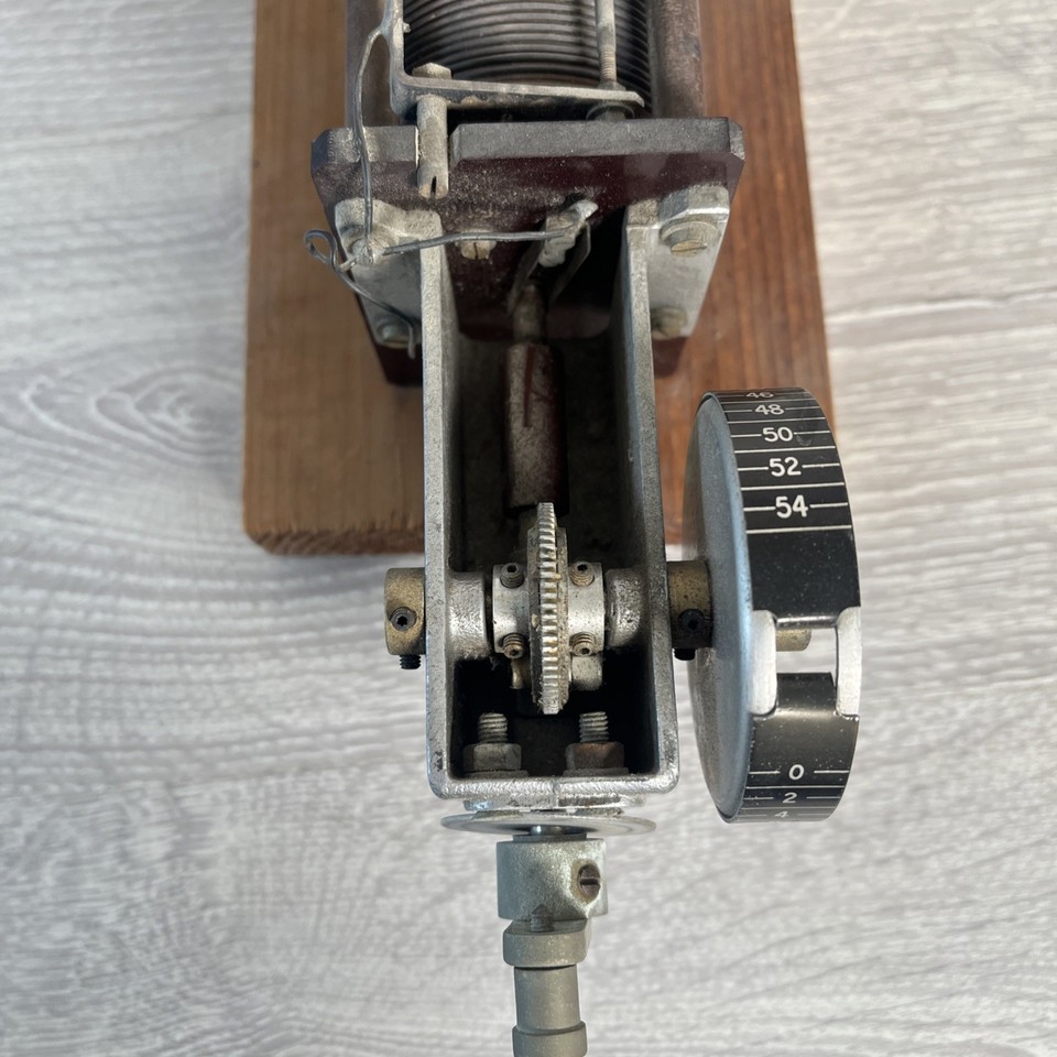 Vintage Ham Radio Variable Roller Inductor Coil Wooden Mounted 120mm 0 ...
