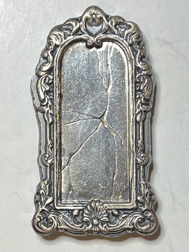 Monarch Metals 3oz .999 Fine Silver Bar Friday the 13th Broken Mirror ...