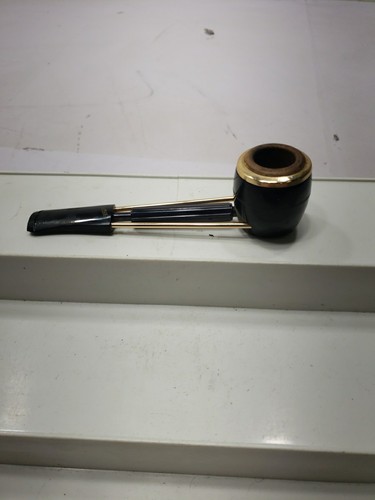 JIMA Black Gold-Plated Pipe WW627 Brevetē France Modele Deposē Made In ...