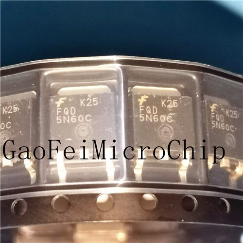 5PCS NEW FQF5N60C FQF5N60 FQF-5N60C 5N60C 5N60 TO-252 N-Channel MOSFET ...