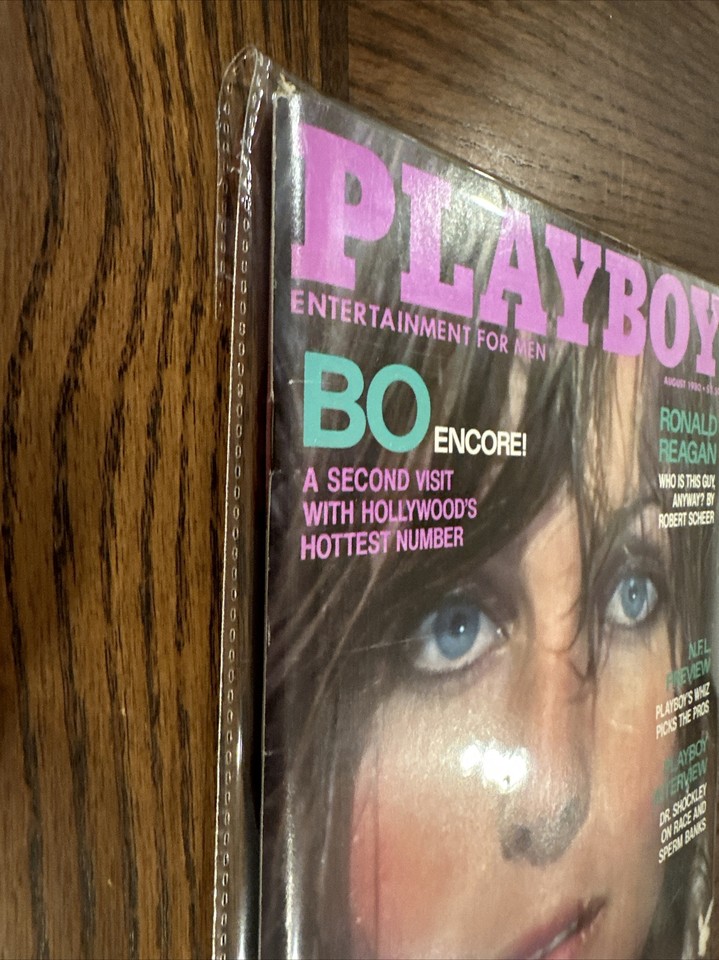 VINTAGE Playboy Magazine August 1980 Bo Derek Victoria Cooke CF Ronald ...