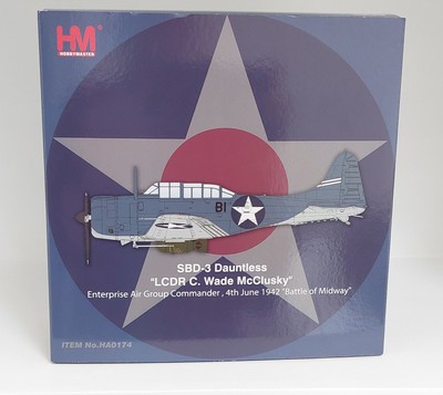 HOBBY MASTER HA0174 SBD-3 Dauntless "LCDR C. Wade McClusky" - Battle of ...
