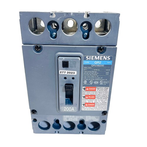 SIEMENS QR23B200 240V 200A 10k CIRCUIT BREAKER | eBay