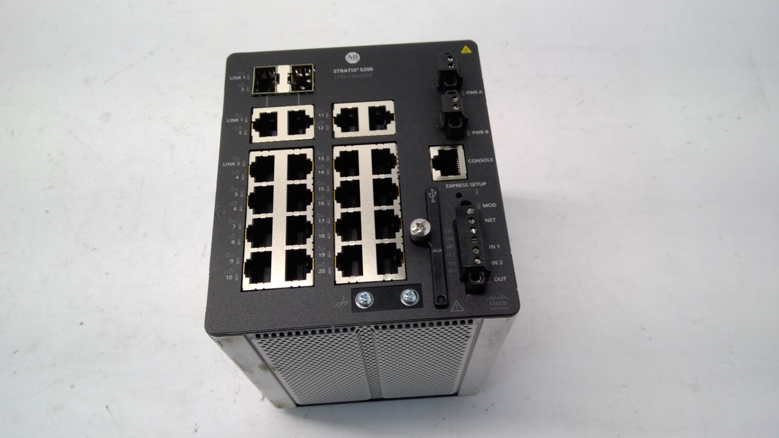 Allen Bradley 1783-CMS20DP Stratix 5200 Managed EtherNet Switch 18 x ...