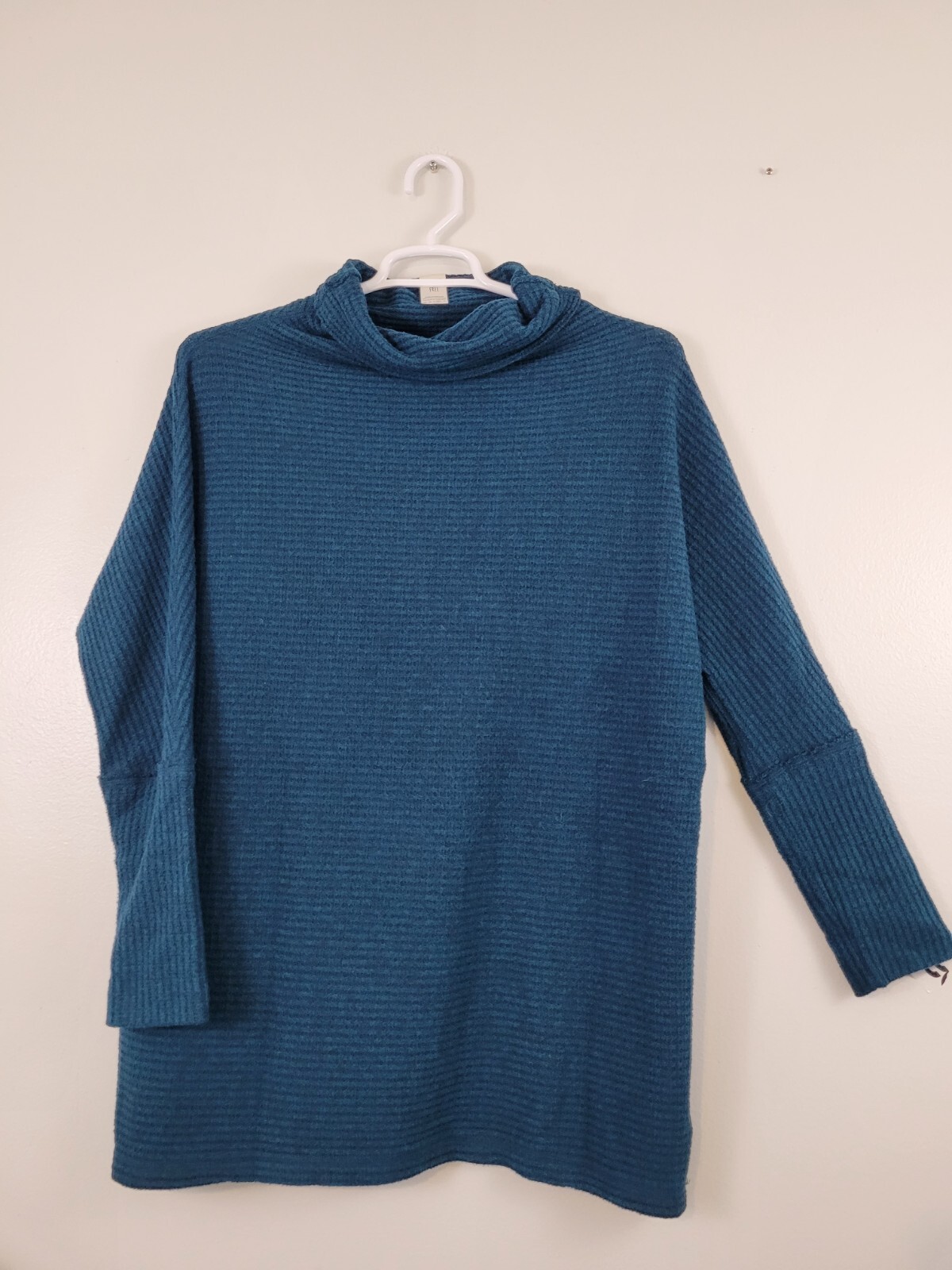 (F5) We the Free People Kitty Waffle Thermal Knit Tunic Womens Sweater ...