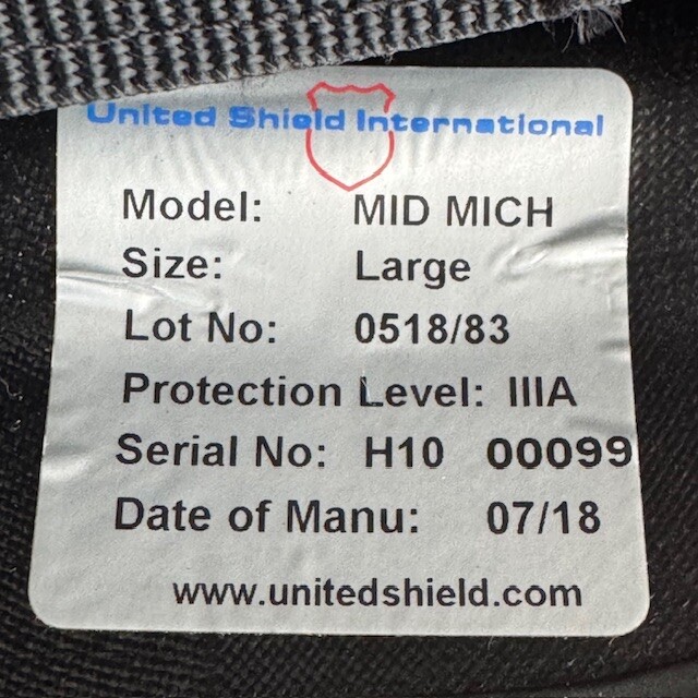 United Shield Mid-Cut Level IIIA Gunfighter Helmet MID MICH | eBay