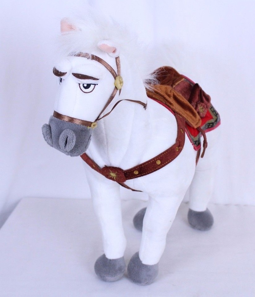 Disney Store Tangled Rapunzel Maximus Horse 14" Plush Stuffed Animal ...