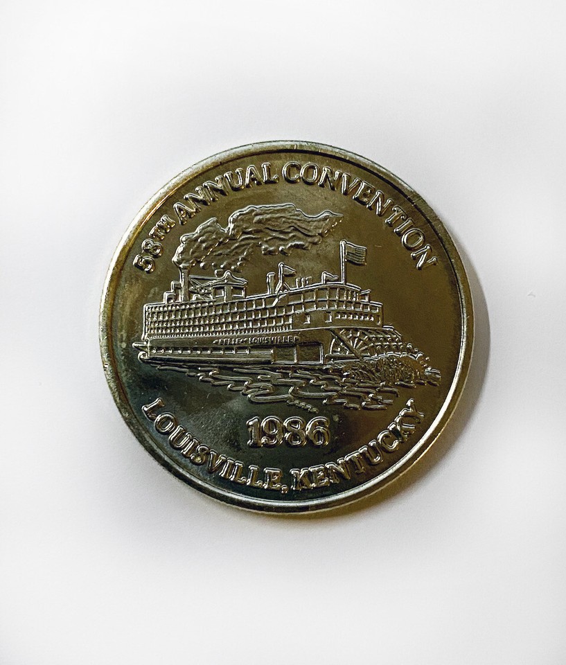 COMMEMORATIVE S.A.M. TOKEN FROM 1986 CONVENTION / Vintage Magic Token ...