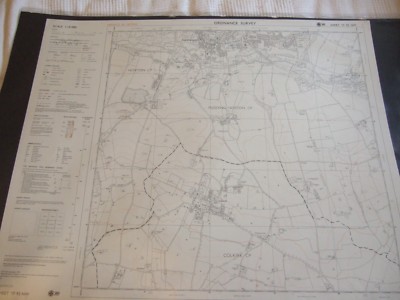 Ordnance Survey (OS) 1:10 000 Original Sheet Map, NORFOLK TF 92 NW ...