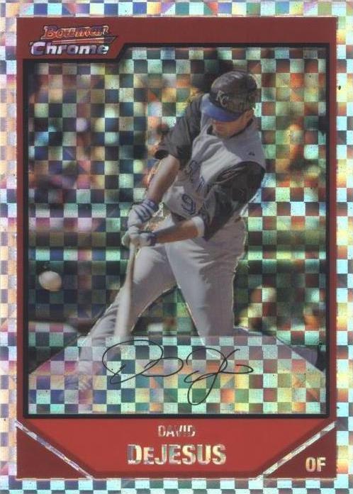 2007 Bowman Chrome - David DeJesus #69 X-Fractor /250 for sale online ...