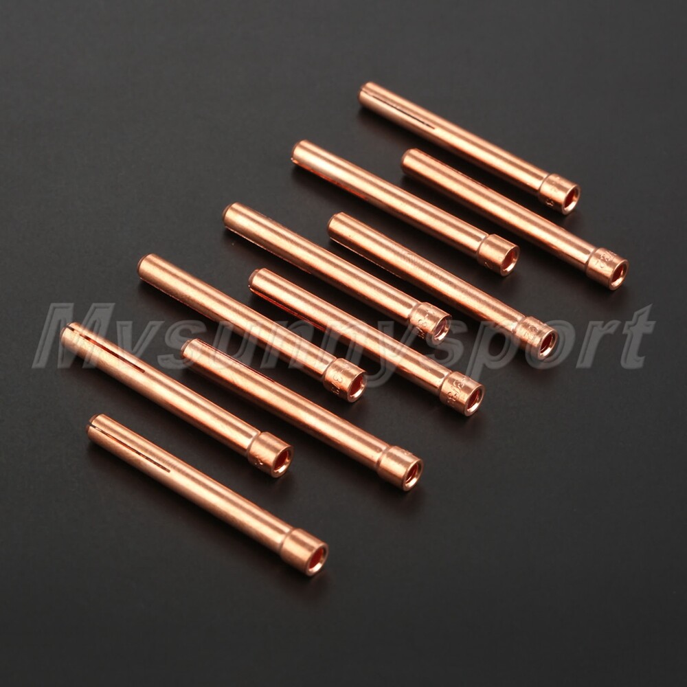 New 10pcs 10N24 Collet For WP17 18 26 TIG Welding Torch Series 2.4mm 3/ ...