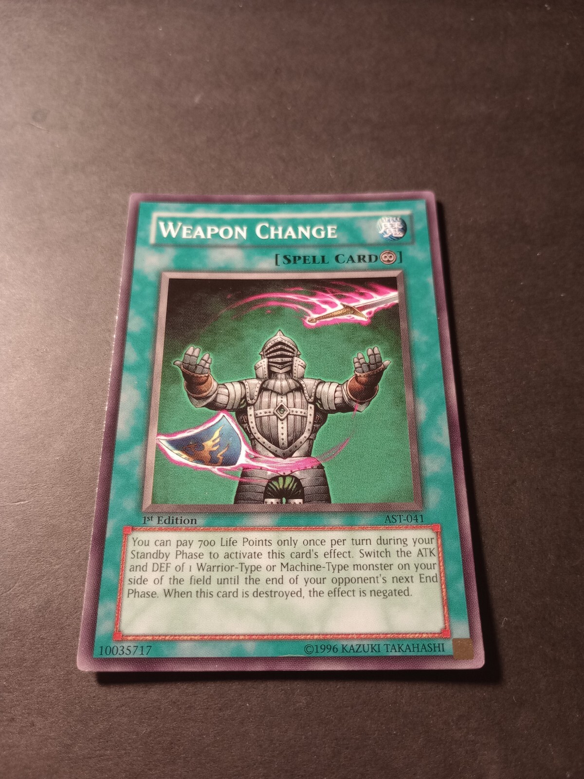 Yu-Gi-Oh! Weapon Change 1st Edition Common Spell Card AST-041 LP | eBay