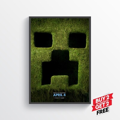 The Minecraft Movie Film Poster Print Wall Art Gift A4 A3 A2 | eBay UK