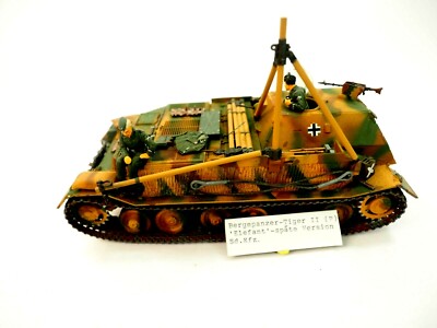 Bergepanther Tiger II Recovery Vehicle 1:35 Model Assembled/Painted ...