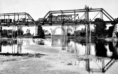 Railroad Train Monon Bridge Repair Gosport Indiana IN - REPRINT | eBay