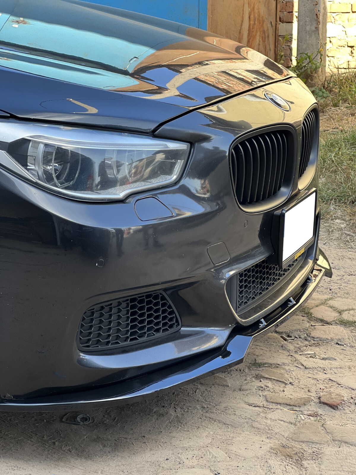 BMW F07 GT M-Sport M-Tech Front Bumper Lip Front Diffuser Spoiler ...
