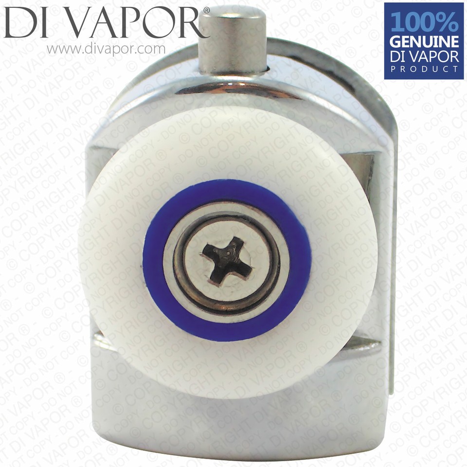 Di Vapor (R) Bottom Metal Single Shower Door Roller 6mm to 8mm Glass ...