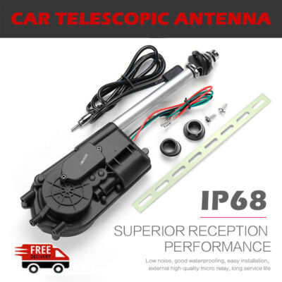 Universal Electric Power Automatic Antenna Car SUV Radio Mast Aerial AM ...