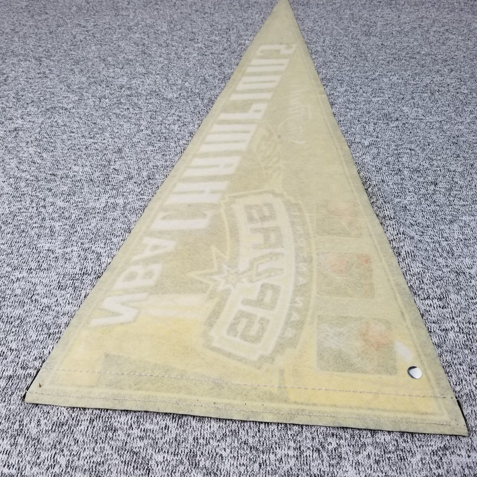 Vintage San Antonio Spurs Pennant Flag 2005 WINCRAFT NBA Champion Texas ...