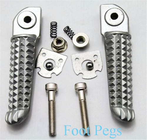 For Yamaha YZF-R1 R6 YZF600 YZF1000 FZR600 Silver Rear Foot Peg Bracket ...