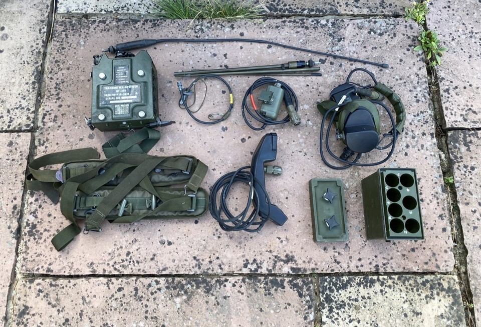 Clansman PRC-350 Radio complete kit Grade 1 Tested | eBay UK