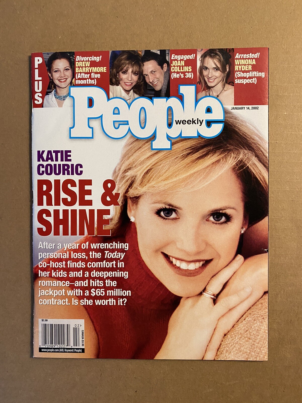 People Magazine- January 14, 2002 - Katie Couric - Drew Barrymore ...
