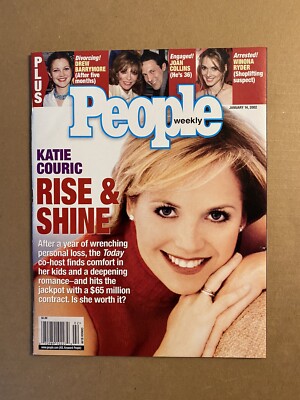 People Magazine- January 14, 2002 - Katie Couric - Drew Barrymore ...