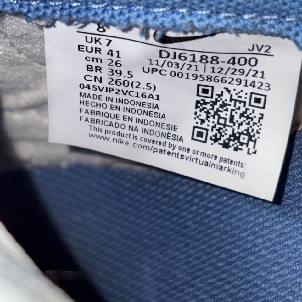 Nike Dunk Low Retro Marina Blue Men's Size 8 DJ6188-400 | eBay