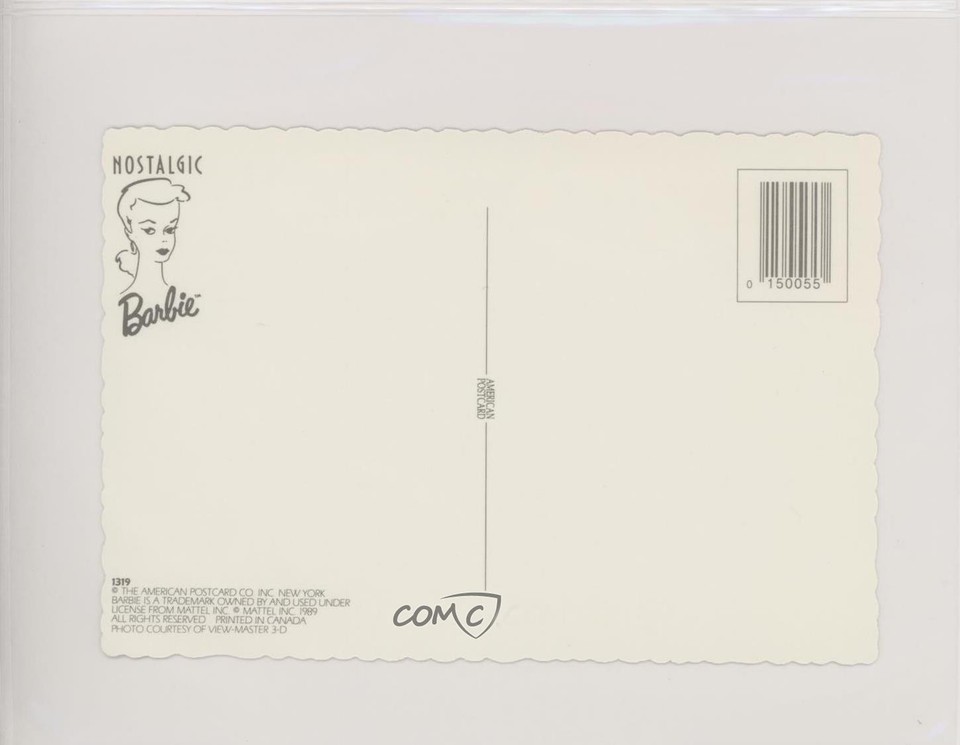 1989 American Postcard Co Nostalgic Barbie Surf's Up #1319 0q3 | eBay