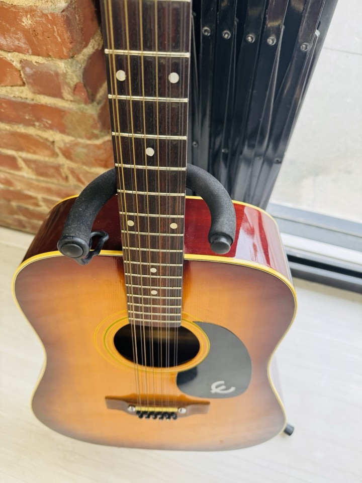Epiphone FT-160 Texan-12, 12-String Acoustic Guitar & Soft Case Made in ...