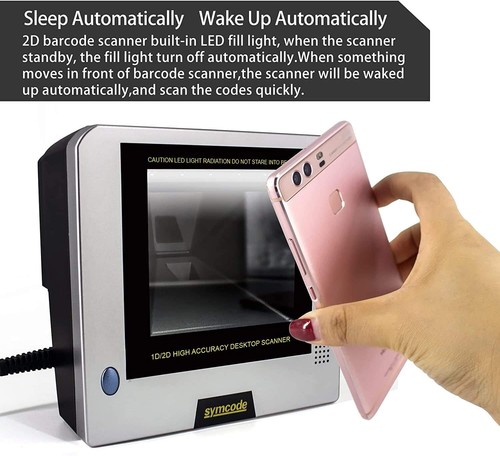 Alacrity 2D USB Automatic Hands-Free Barcode Scanner model MJ-2300/2D ...