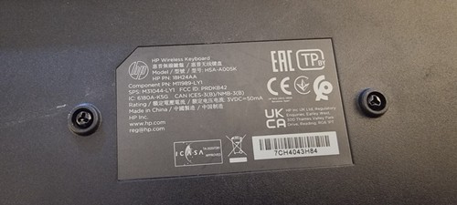 HP WIRELESS KEYBOARD MODEL HSA-A005K | eBay UK