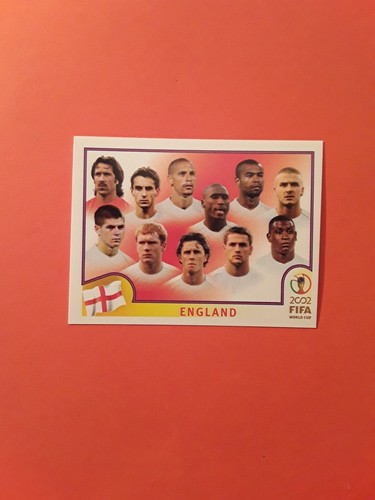 ENGLAND TEAM 2002 FIFA WORLD CUP KOREA/JAPAN #421 RARE FOOTBALL STICKER ...