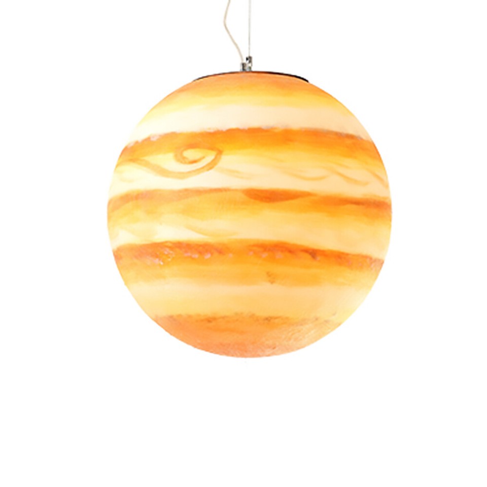 Acrylic Planet Pendant Lamp Bedroom LED Iron Light Globe Ceiling ...