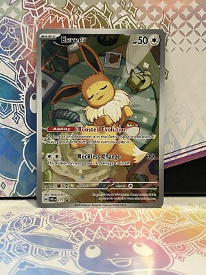 Pokémon SV Prismatic Evolutions Eevee Full Art Promo #173 | eBay