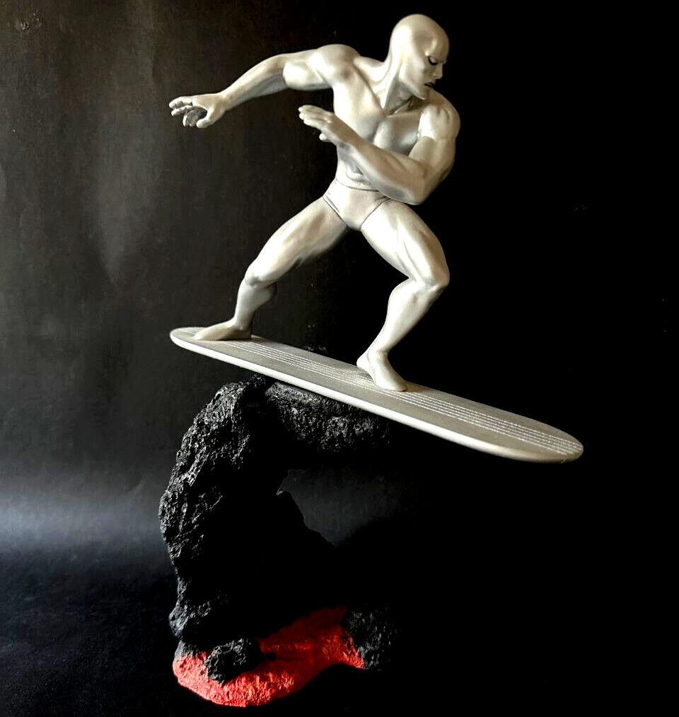 Silver Surfer Statue Full Size Custom 1/4 Scale Silver Surfer Statue