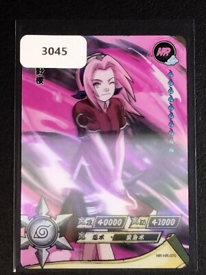Naruto Trading Card Anime CCG TCG 3D HR Sakura Haruno | eBay