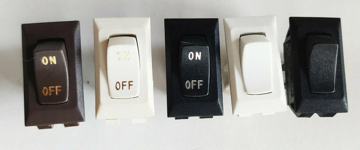 White Rocker Switch
