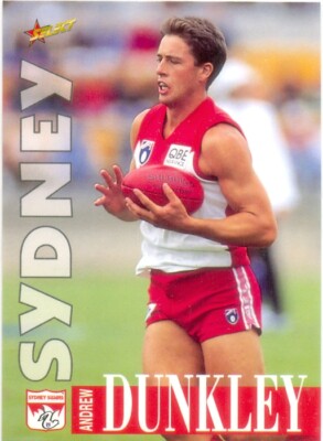 1996 AFL Select Series 1 Card 145/250 - Andrew Dunkley - Sydney | eBay ...