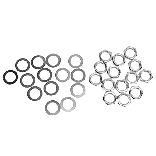 Guitar Jack Nut Washer Kit M9 Female Thread Potentiometer Nuts And ...