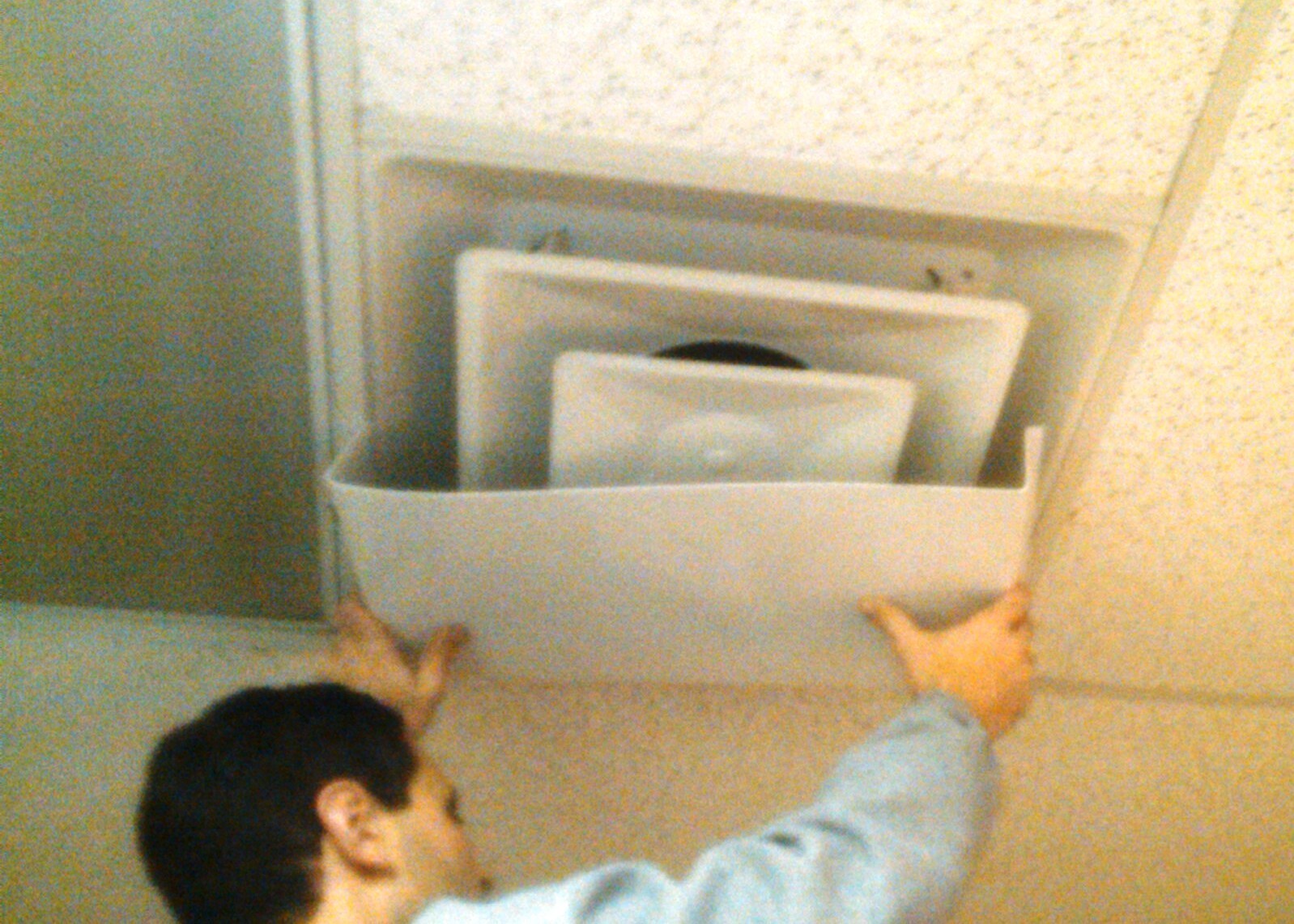 Ceiling Air Diverter to block drafts from ceiling diffusers and vents-2 ...