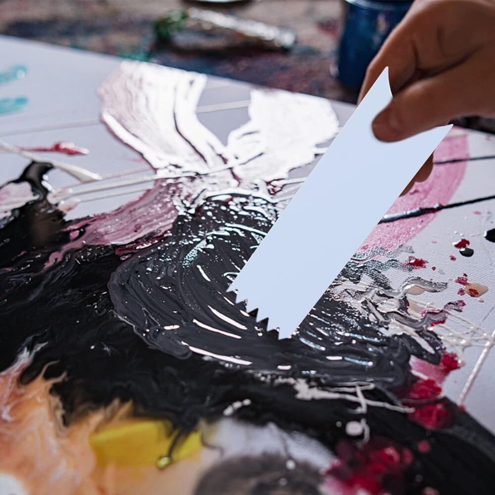 2 Set of 14Pcs Acrylic Paintbrush Toolset Paint Scraper Tool | eBay