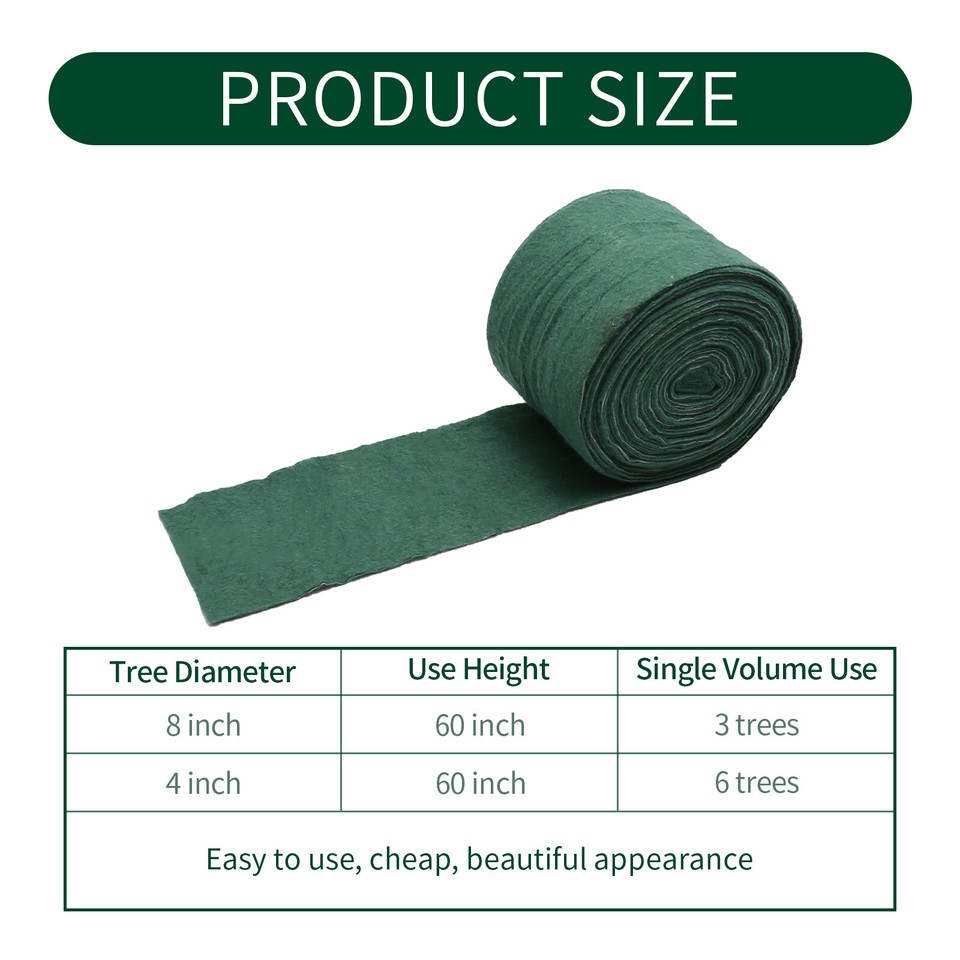 2 Pack 65ft Winter-Proof Plant Covers Tree Protector Wraps Keep Warm ...