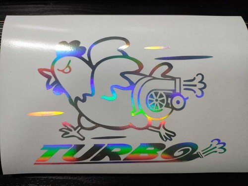 Turbine bird sticker Toyota Nissan Mazda Subaru Suzuki chicken hologram ...